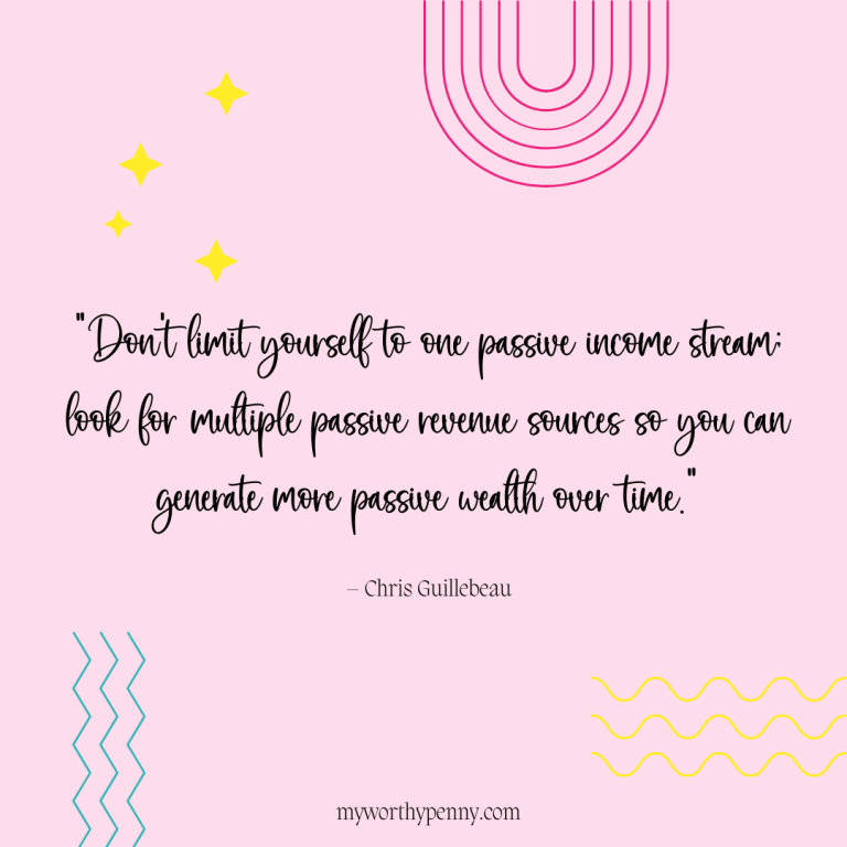 100 Passive Income Quotes To Help Newbies Build Wealth - My Worthy Penny